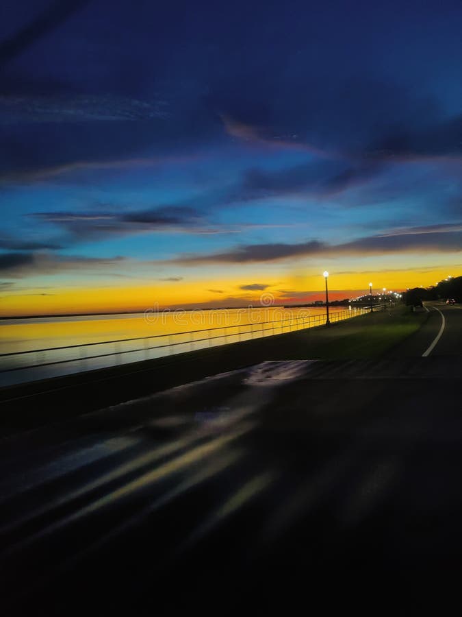 Early Morning Sunrise Over the St John S River Stock Photo - Image of ...