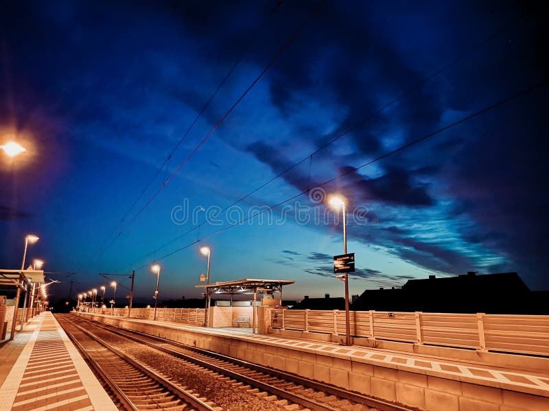 Morning train stock image. Image of vehicle, railway, passenger - 3686091
