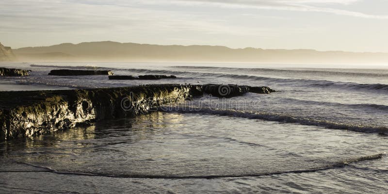 Early Morning Waves at Point Reyes Stock Image - Image of waves ...