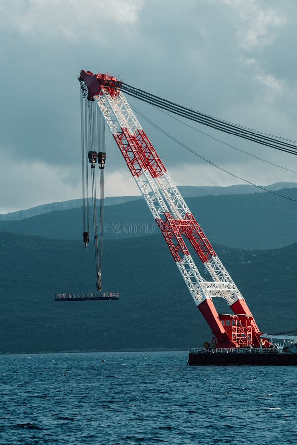 Early Phase of Peljesac Bridge Construction in Croatia Featuring ...