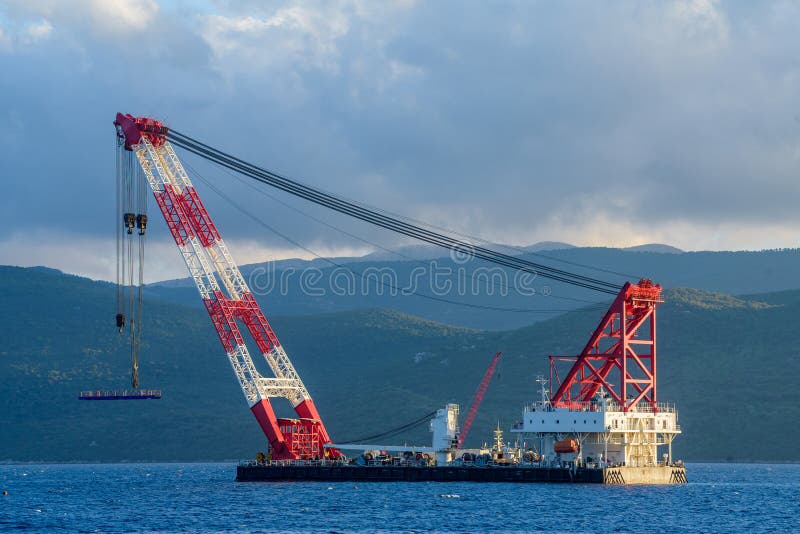 Early Phase of Peljesac Bridge Construction in Croatia Featuring ...
