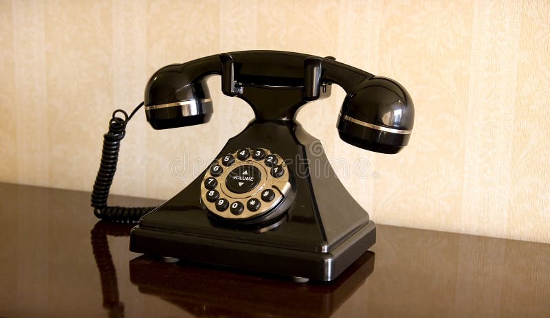 Early Push Button Phone Picture. Image: 5622301