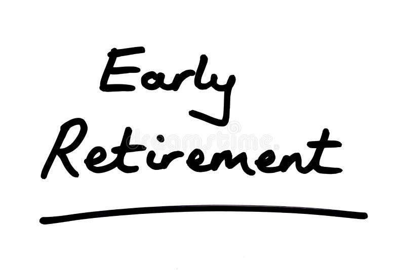 Early Retirement Road Sign stock illustration. Illustration of sign ...