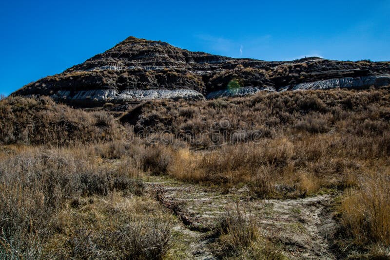 Early in the Spring, Badlands. Drumheller Alberta, Canada Stock Photo ...