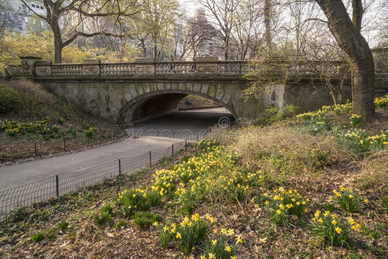 Early Spring in Central Park, New York City Stock Image - Image of ...