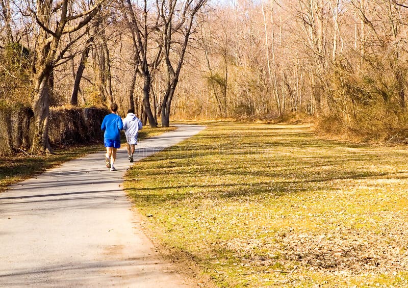 Early Spring Crosscountry Run Stock Photo - Image of sneakers, exercise ...