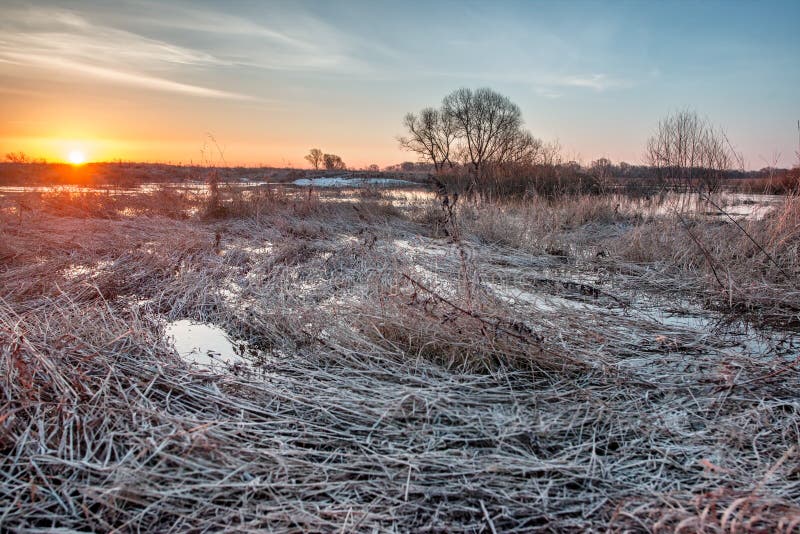 Early spring landscape stock image. Image of nature, russia - 35873927