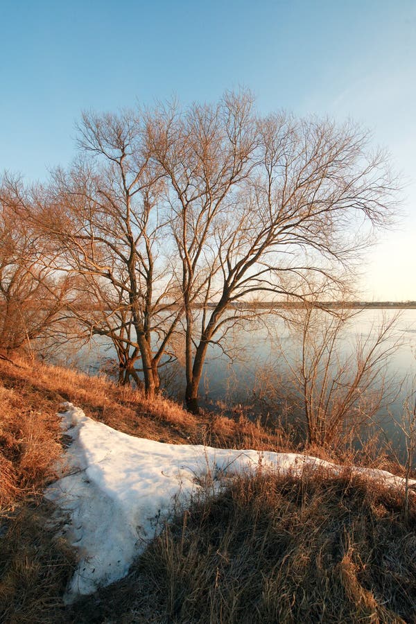 Early spring landscape stock image. Image of flood, nature - 37818785