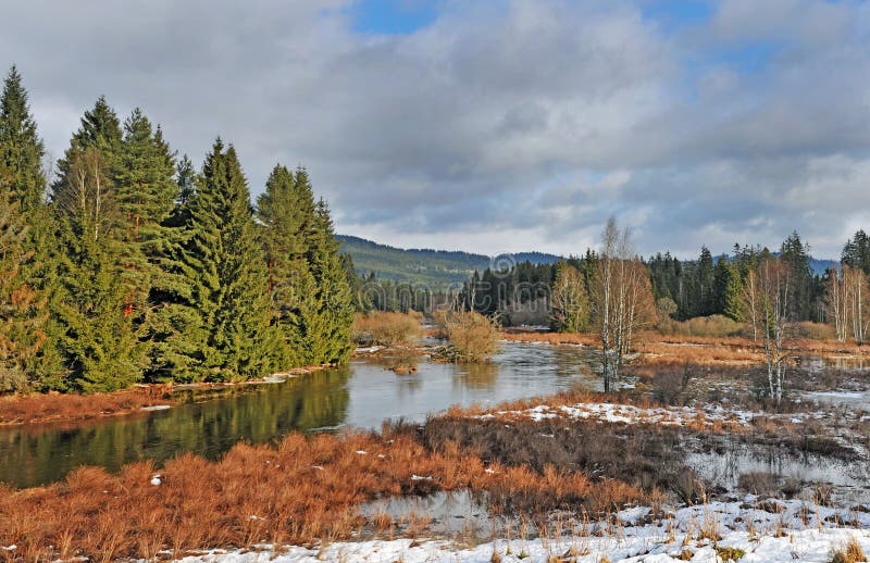 Spring Mountain stock image. Image of lombardia, snow - 9541423