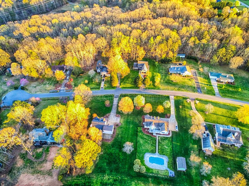 Early Spring in the Neighbourhood Scenes Stock Photo - Image of ...