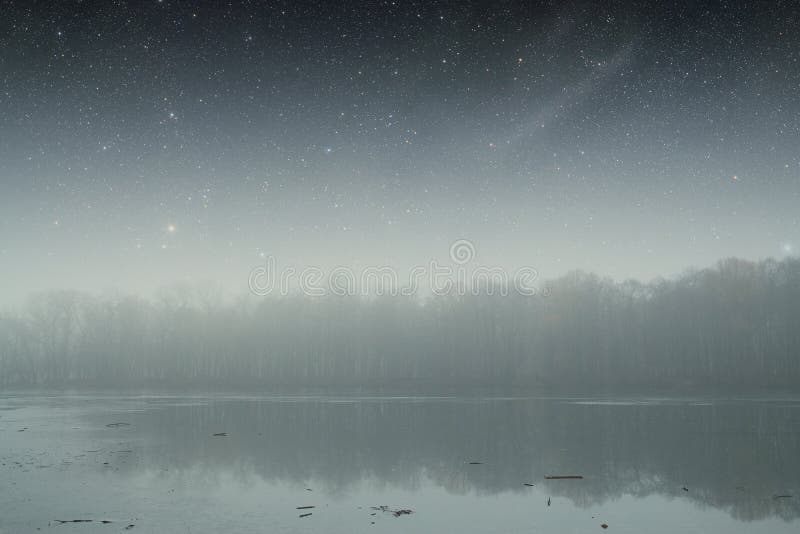 Early spring night. stock image. Image of country, climate - 38392747