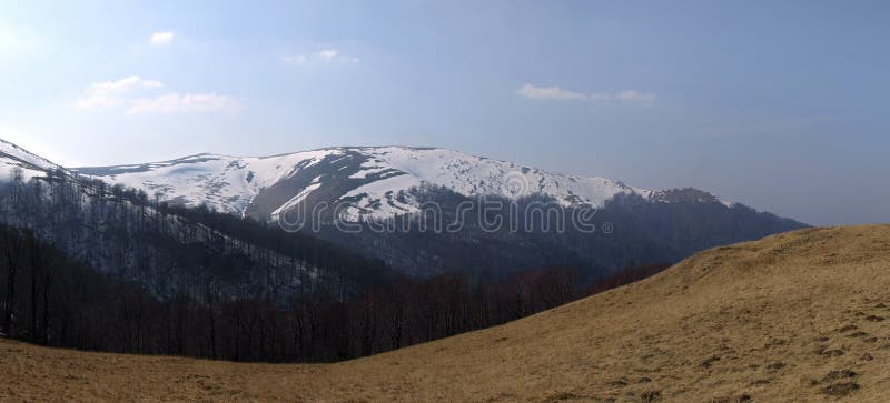 Early Spring Over Mountains Stock Image - Image of calm, evening: 2279027