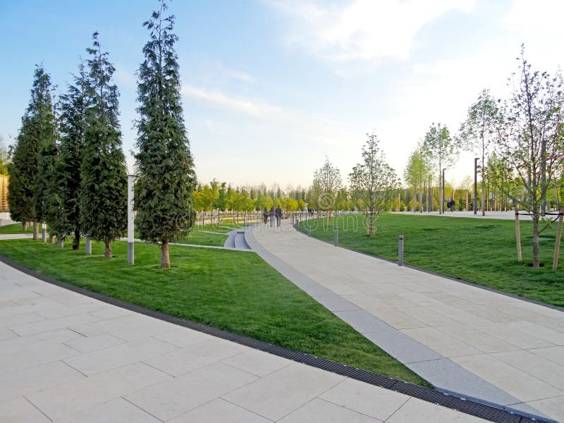 Early spring park stock image. Image of grow, plant - 198578919