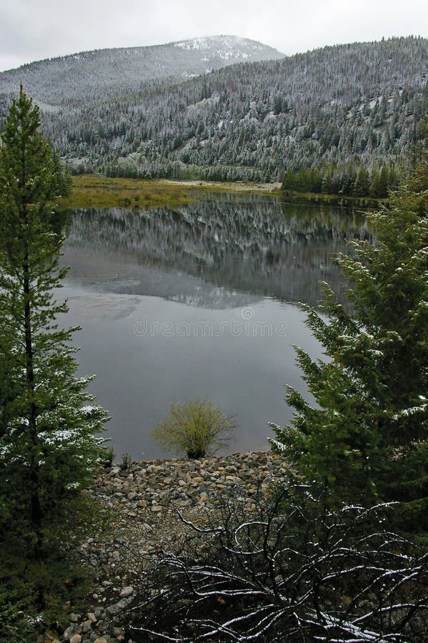 Early Spring Reflection stock image. Image of pond, lake - 15039381
