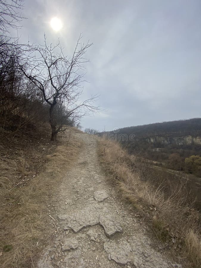 Early Spring Road on the Hills Stock Image - Image of onthe, mountain ...
