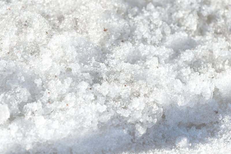 Wet Spring Snow Texture Close Up. Natural Abstract Background Blue ...