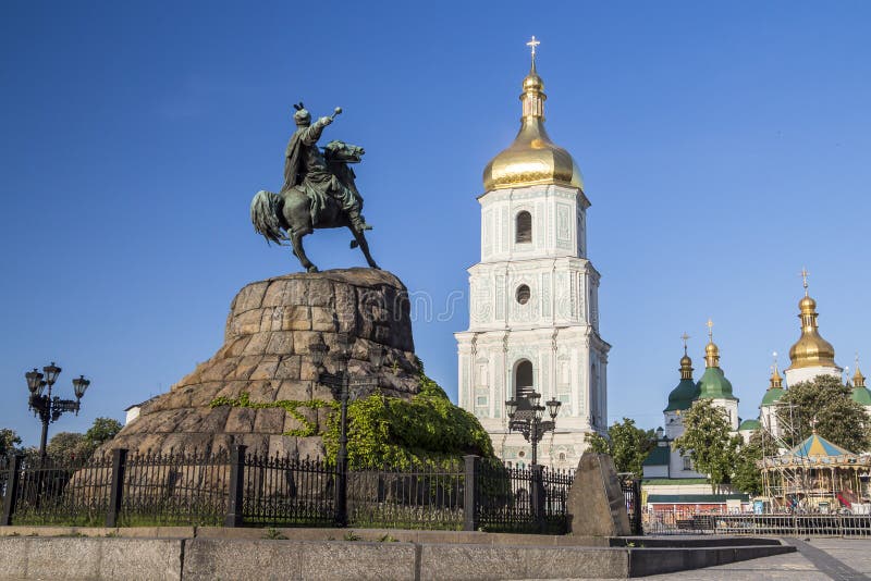 Early Summerspring Morning in Kiev Stock Photo - Image of host, june ...