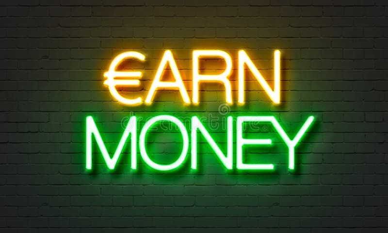 Earn money sign stock image. Image of consumerism, lots - 26404335
