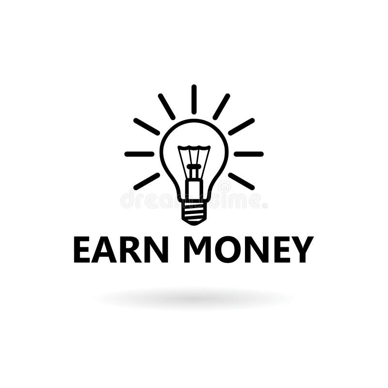 Earn Money Vector Logo Icon Design. Sack Money Vector Icon Symbol ...
