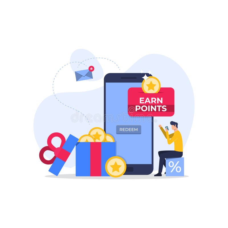 Earn Points Concept for Loyal Customers, Loyalty Program and Get ...