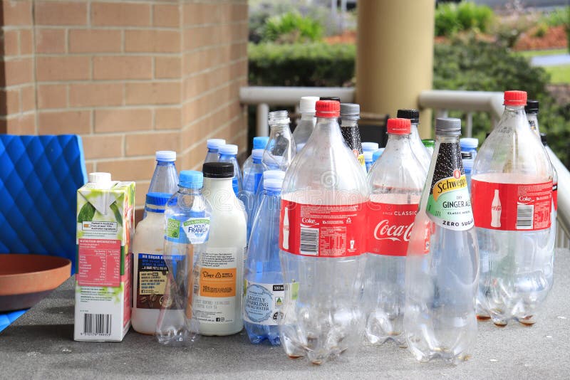 Earn and Return Program, Empty Bottles and Cans 10 Cents Collected ...