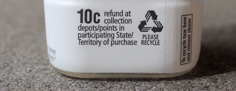 Earn and Return Program, Empty Bottles and Cans 10 Cents Collected ...