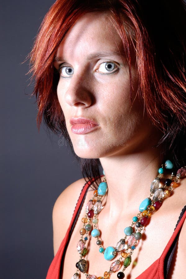 Earnest beauty stock image. Image of bright, seriously - 191011