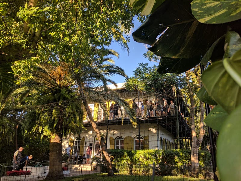 The Earnest Hemingway House Editorial Photo - Image of authors, resort ...