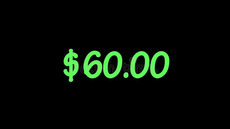 Animation of Increasing Numbers Over Diverse Data Processing on Black ...