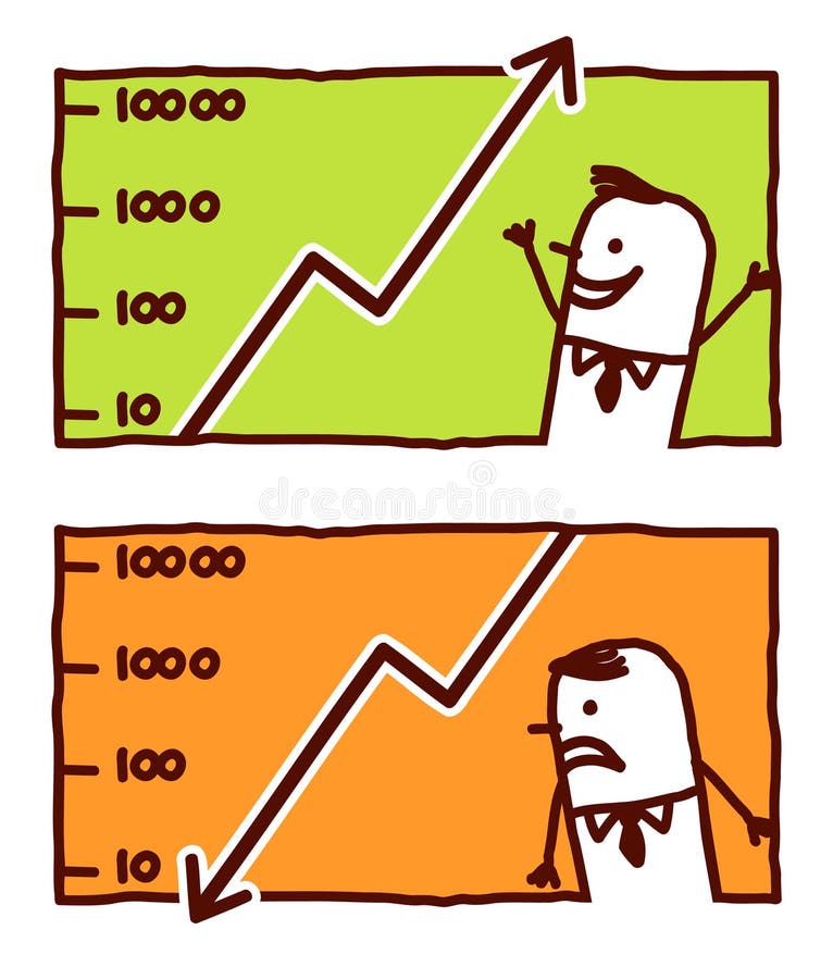 Earning & losing money stock vector. Illustration of crash - 14881323 Earning & losing money stock vector. Illustration of crash - 14881323