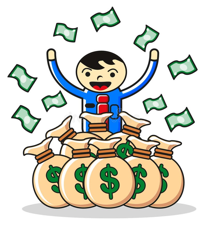 Earning money stock vector. Illustration of earn, finance - 18720563