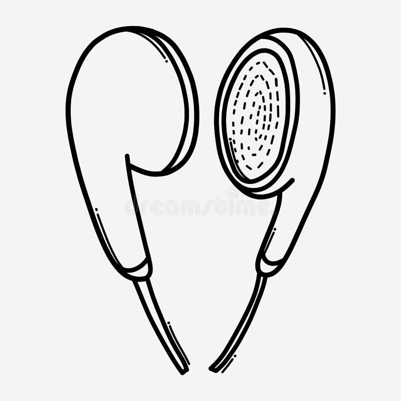 Sketch Earbuds Stock Illustrations – 36 Sketch Earbuds Stock ...