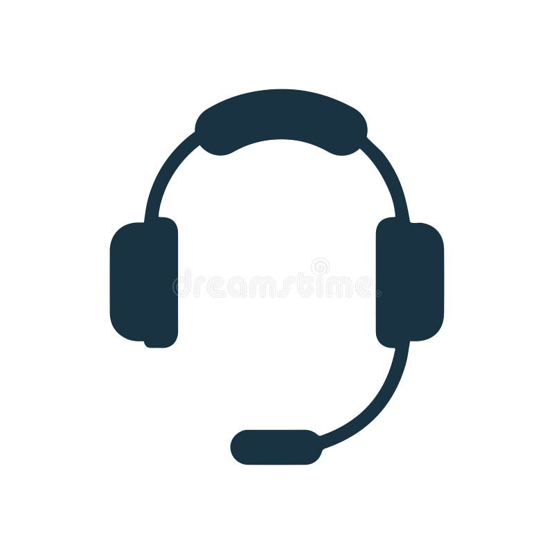 Earphone, Headphone, Basic, Ui Blue Solid Logo Template. Place for ...