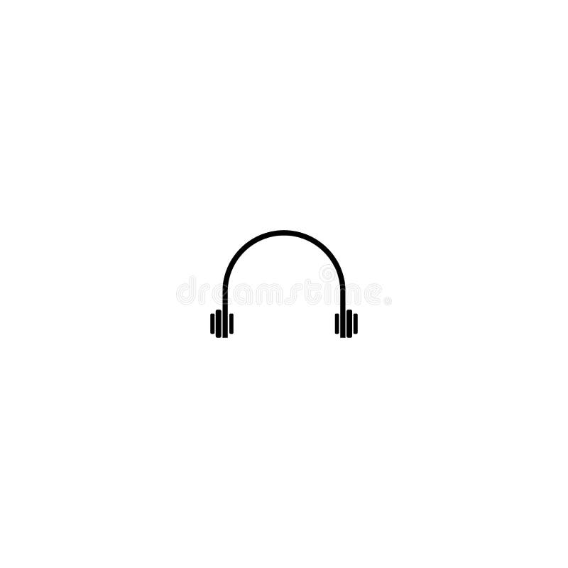 Earphone Icon Logo, Vector Design Stock Vector - Illustration of icon ...