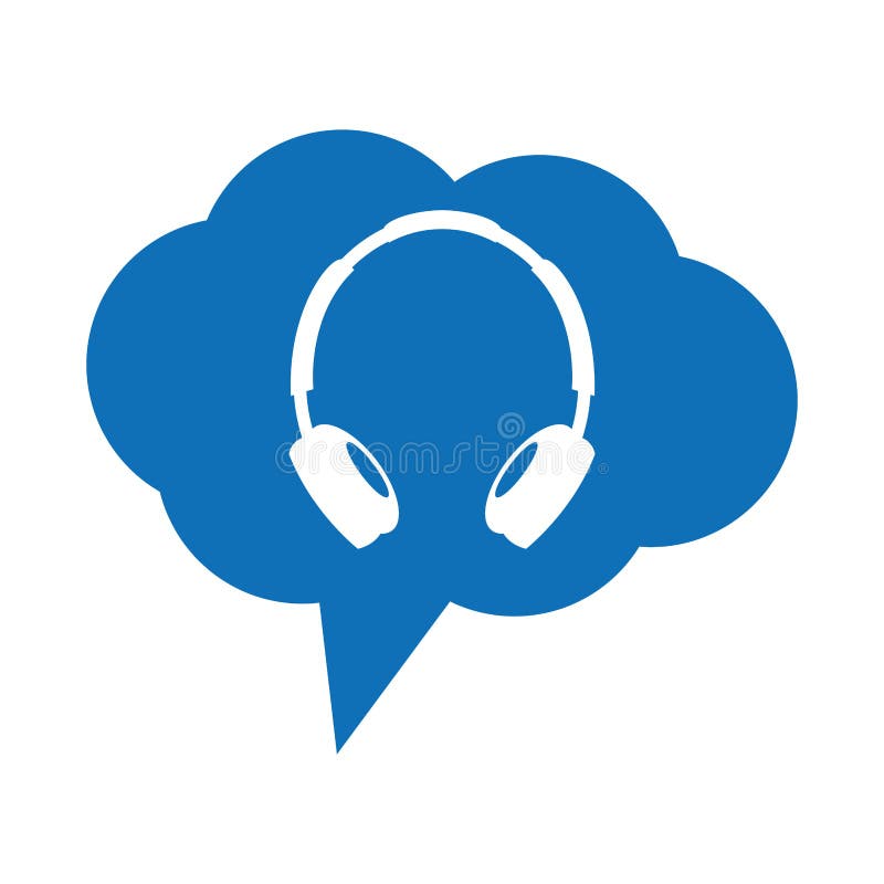 Earphones Audio Device Icon Stock Vector - Illustration of studio ...