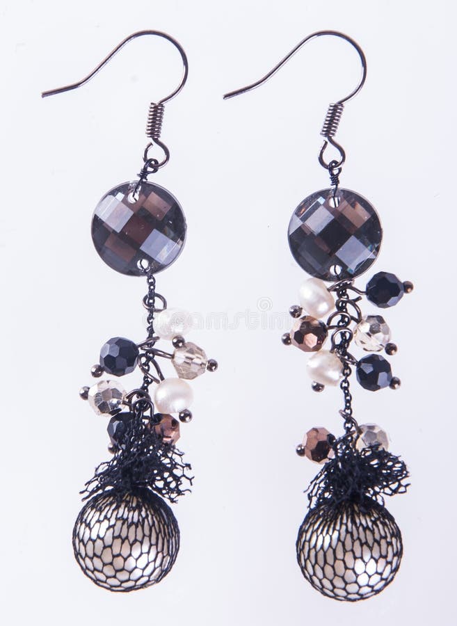 Earring. Earring on the Background Stock Photo - Image of wealth ...