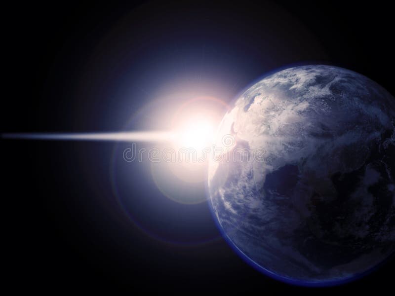 Earth stock illustration. Illustration of universe, star - 13684452