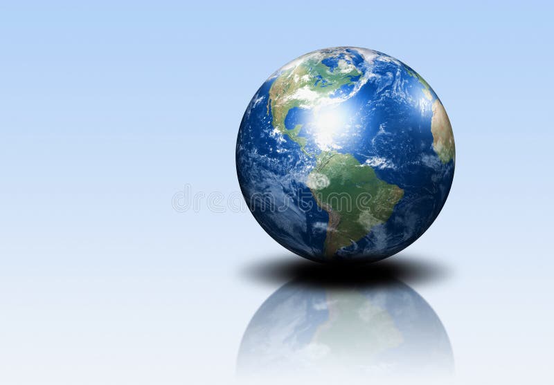 Miniature real Earth stock illustration. Illustration of green - 11950931