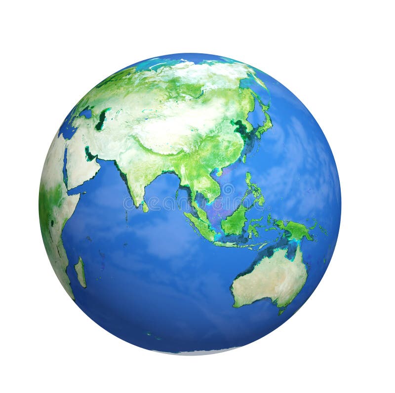 Beautiful Realistic Planet Earth Hi-res Clouds Stock Photo ...