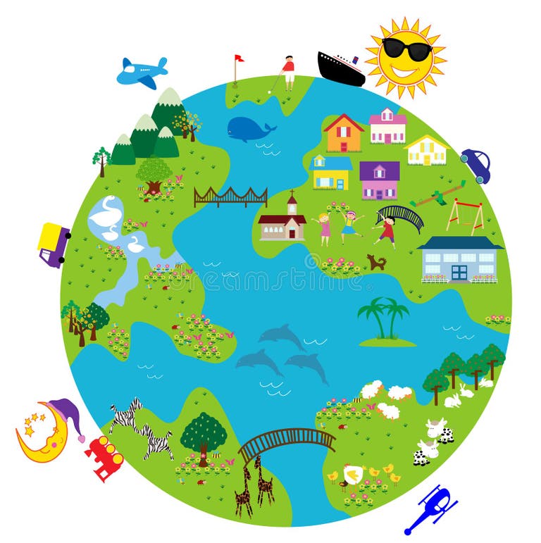 Earth Globe Dog Stock Illustrations – 1,477 Earth Globe Dog Stock ...