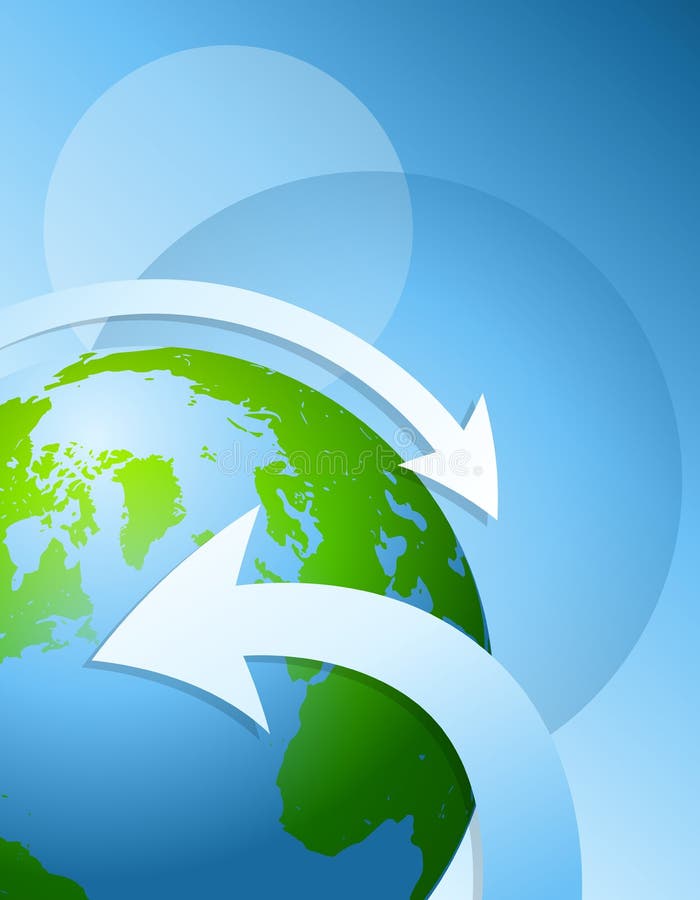 Blue Earth Globe Background Stock Illustration - Illustration of ...