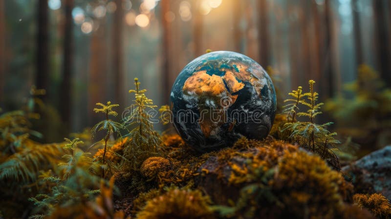 Earth as a Living Organism stock photo. Image of global - 325014314