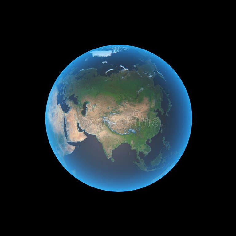 Earth asia stock illustration. Illustration of global, geography - 865407