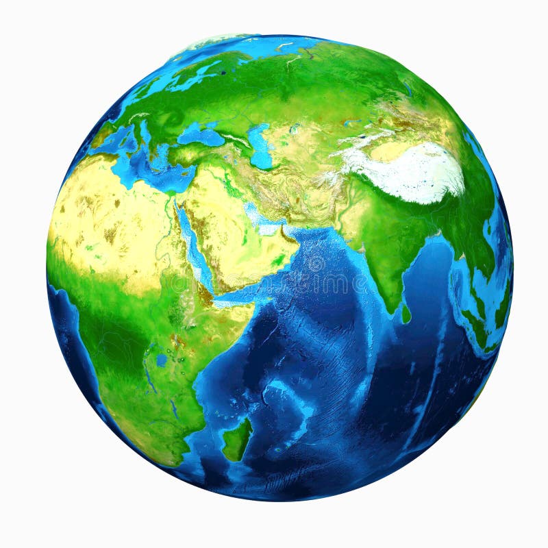 Beautiful Realistic Planet Earth Hi-res Clouds Stock Photo ...