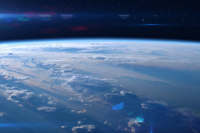 Earth atmosphere stock photo. Image of ionosphere, earth - 204109050