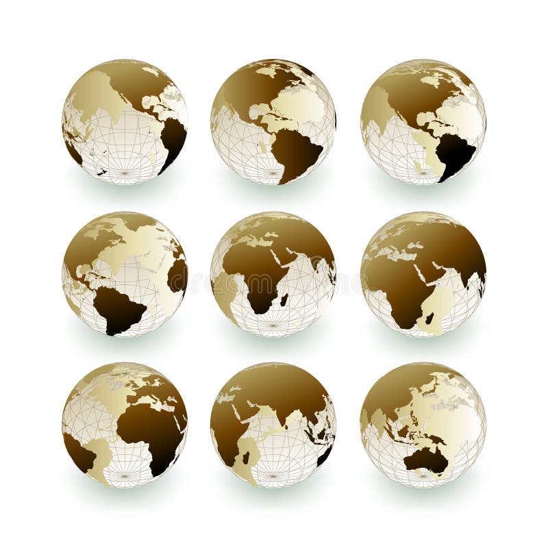 World Earth Globe Alphabet Letter a Uppercase. Global Worldwide Font ...
