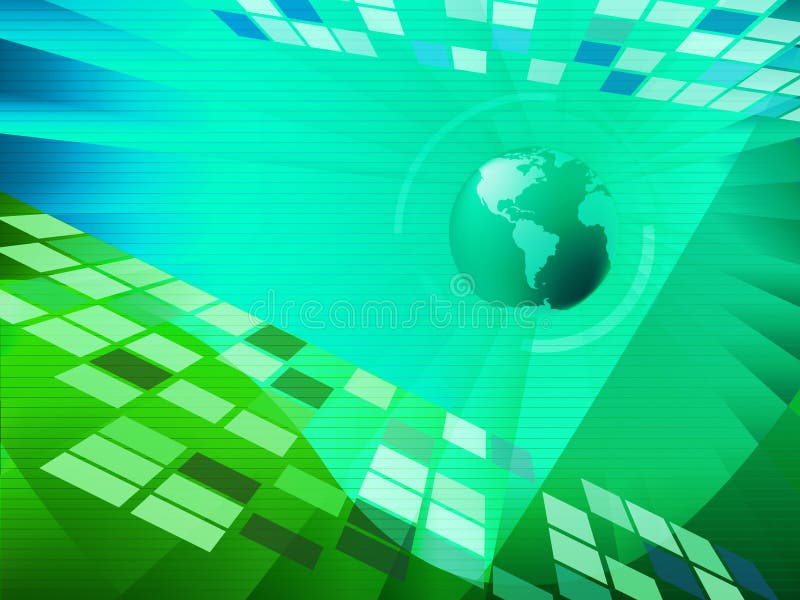 Earth Background Means World Modern Art and Communication Stock ...