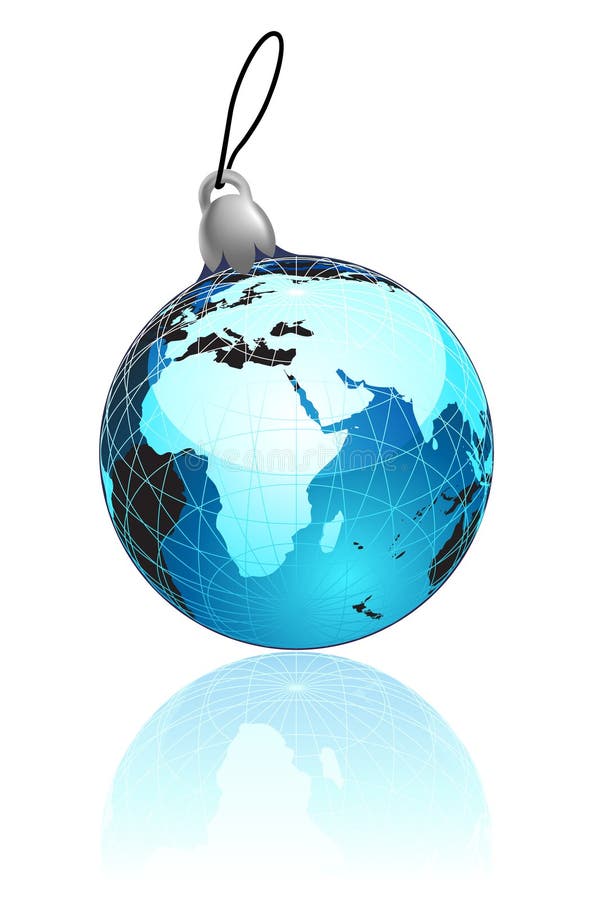 Earth ball stock vector. Illustration of globe, reflection - 6764094