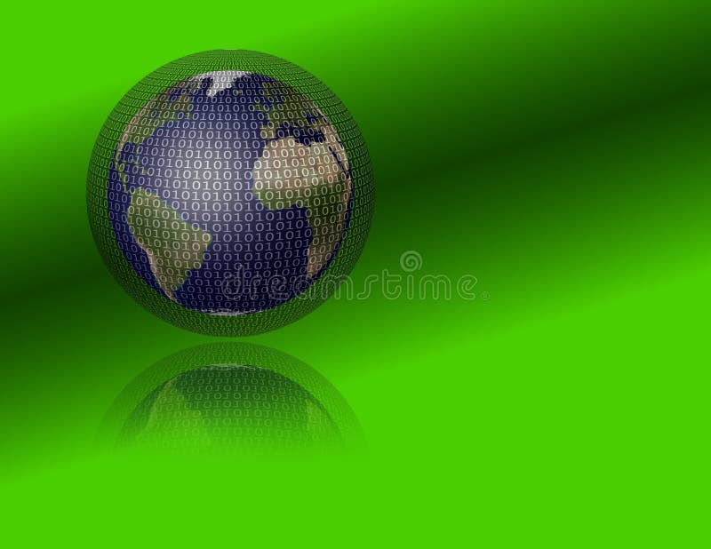 Binary sphere stock illustration. Illustration of tube - 4418888