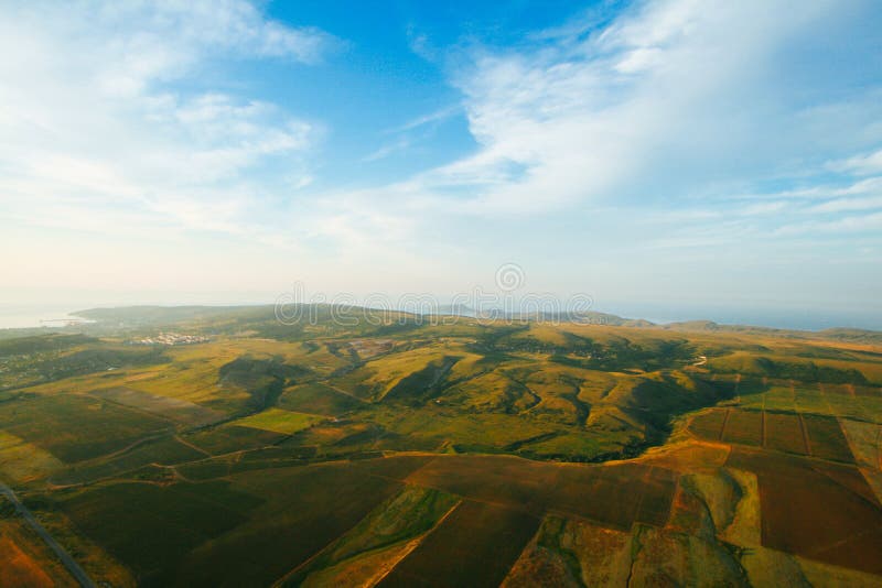 Earth from the Bird Flight Height Stock Photo - Image of nature ...